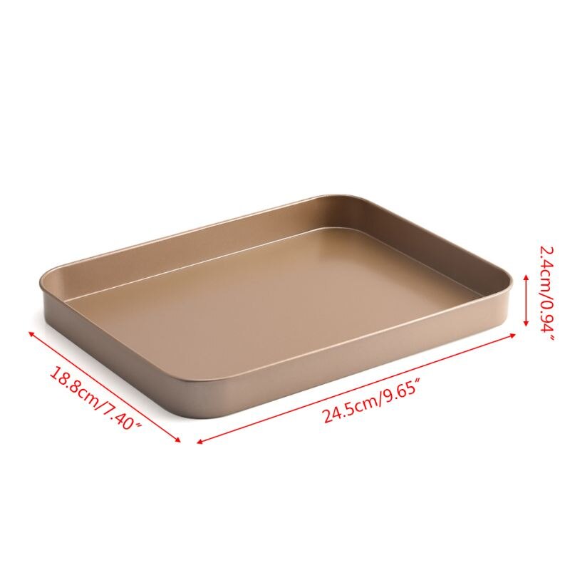 Rectangular Carbon Steel Cake Cheese Pan Cookie Br... – Grandado