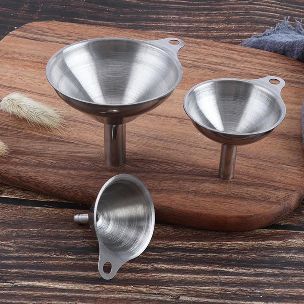 3 In 1 Portable Stainless Steel Mini Metal Funnel ... – Vicedeal