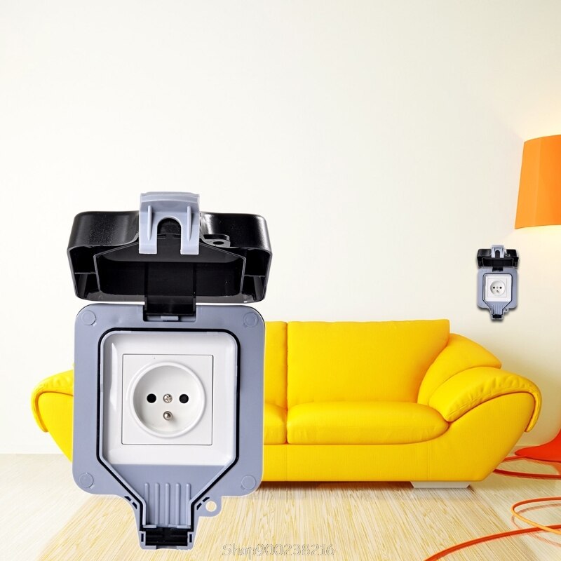 External Outdoor IP66 1 Slot Wall Socket Dustproof... – Grandado