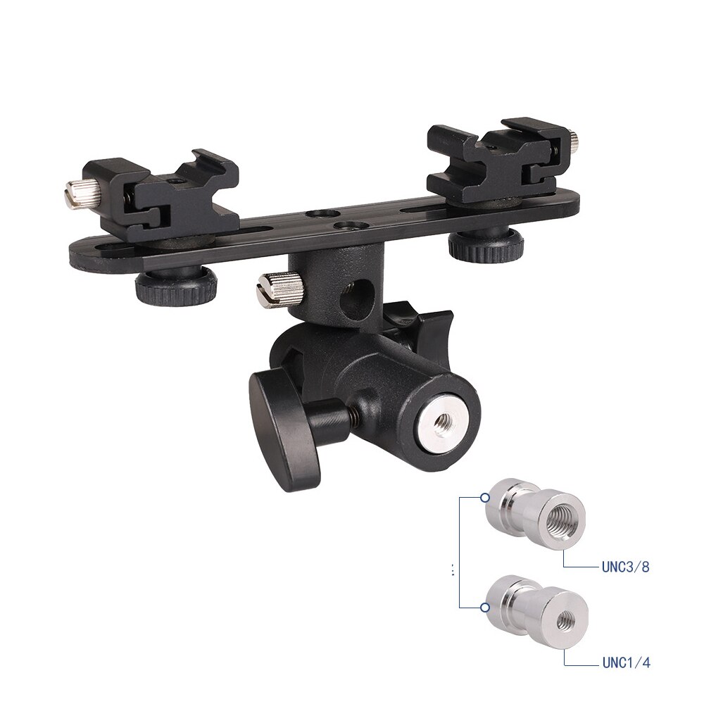 JINTU Dual Camera Flash Bracket Umbrella Holder fo... – Vicedeal