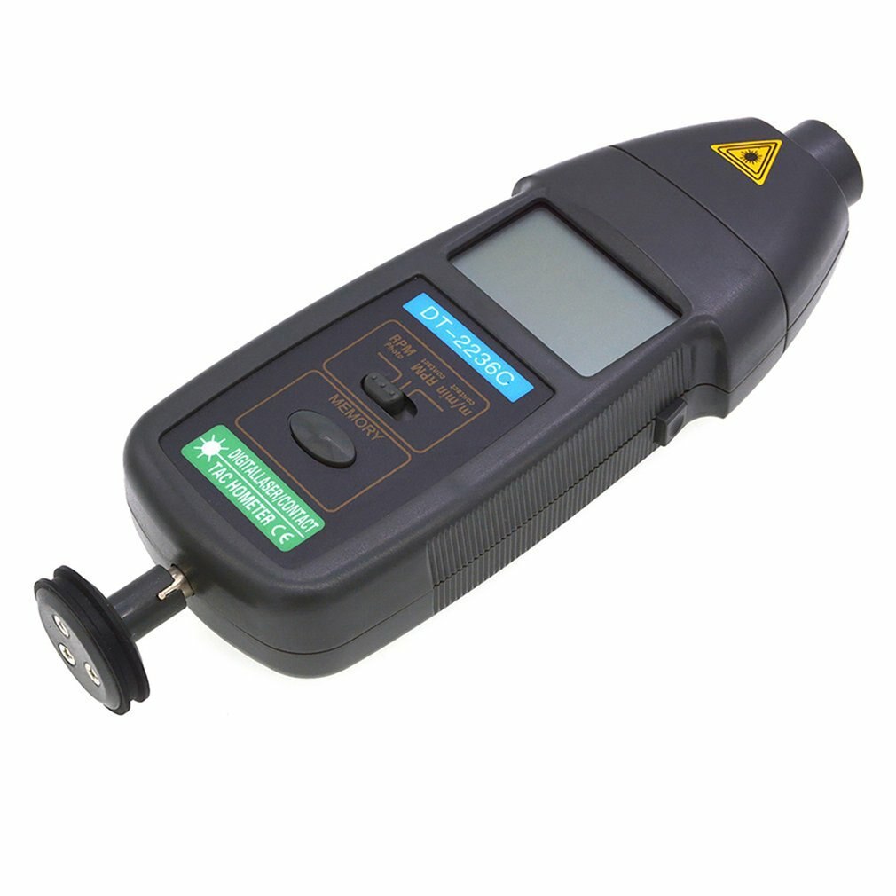 Digital Tachometer Rotational Speed Meter Contact ... – Vicedeal