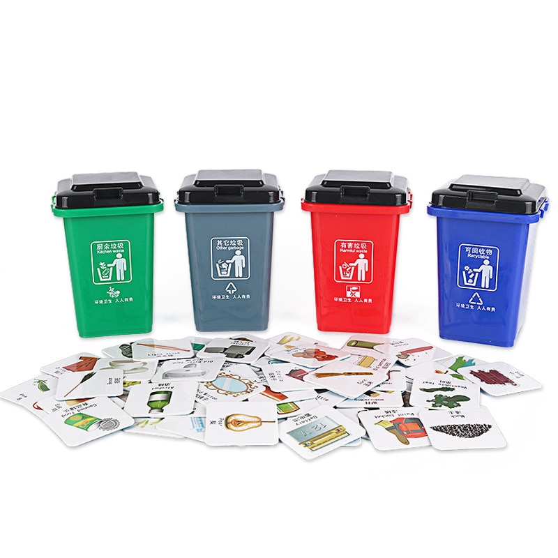 Trash Bin Classification Toy Early Education Garba... – Vicedeal