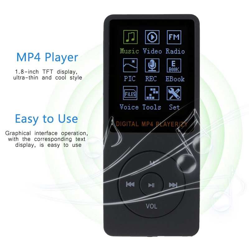 Portable Color TFT Screen HiFi Music Player MP4 Sp... – Vicedeal