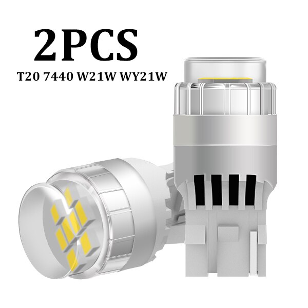 KAMMURI White Canbus W21W W21/5W LED T20 7440 7443... – Grandado