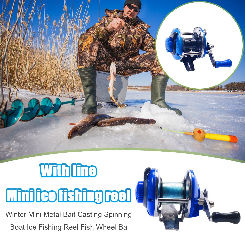 Winter Mini Metalen Drum Baitcasting Reel Fishing ... – Vicedeal