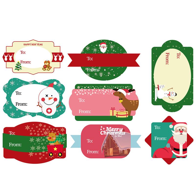 6 Sets Christmas Writing Sticker Self Adhesive Lab... – Vicedeal