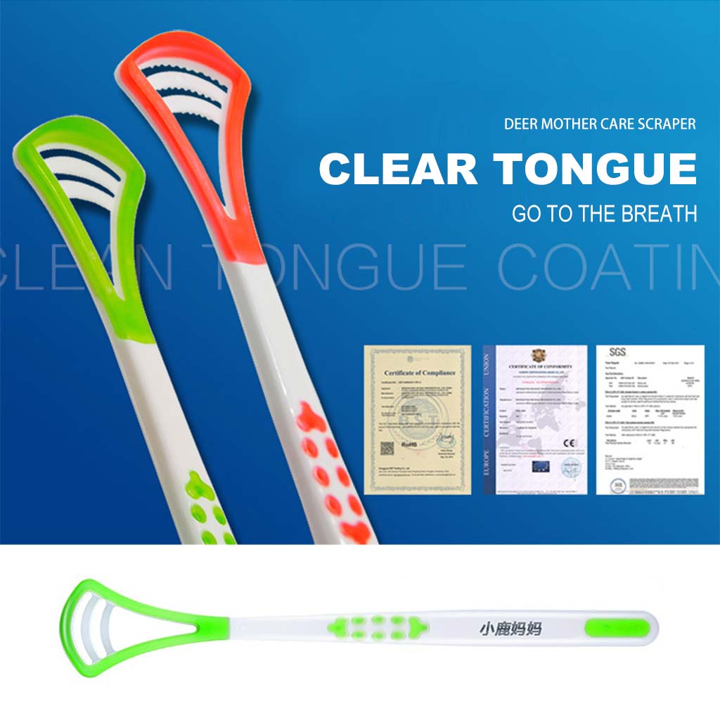 1Pc Tongue Cleaner Tool Soft Scraper Oral Health T... – Vicedeal