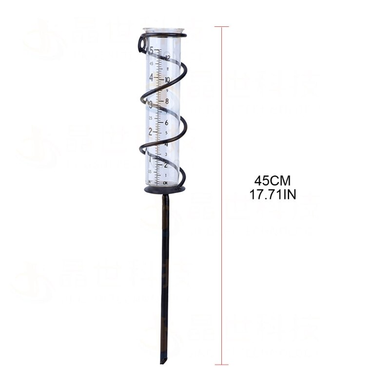 Rain Gauge Outdoor S piral Rain Gauge Decorative R... – Vicedeal