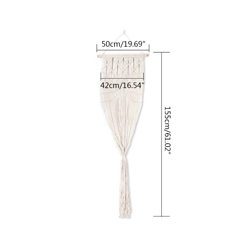 Håndvævet gobelin væghængende macrame kat hængekøj... – Vicedeal