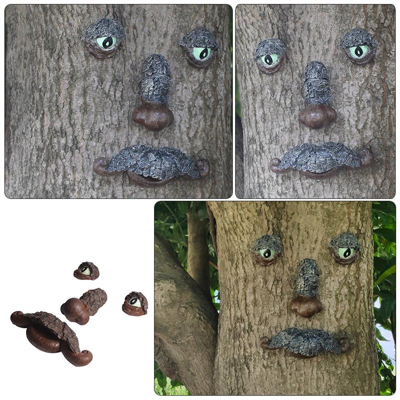 1 Set Of Old Man Tree Hugger Garden Decoration Tre... – Grandado