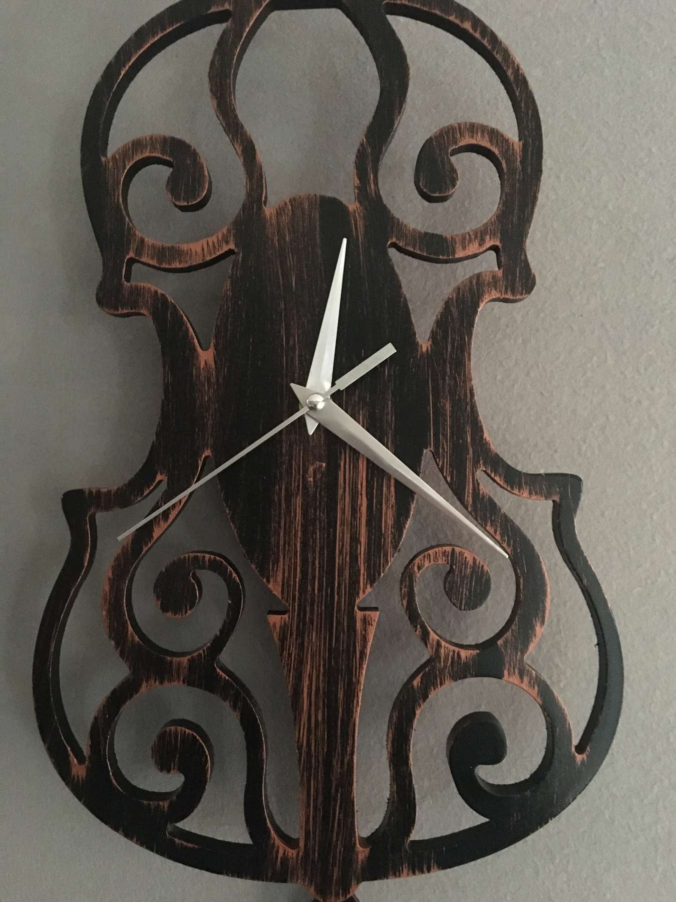 Goodtime Violin Decorative Pendulum Wall Clock – Grandado