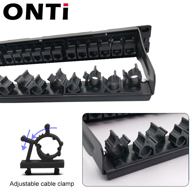 ONTi 19" 1U Rack Pass-through Tie-free 24 Por... – Grandado