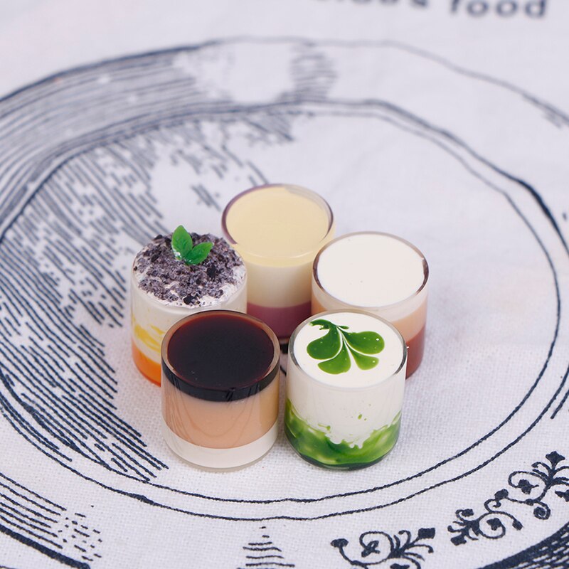 1pc 1:12 dukkehus miniature mini mousse kage kop t... – Grandado