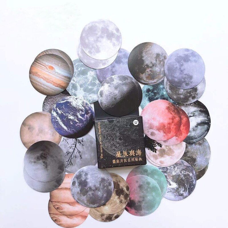 46 Pcs Sticker Mooie Ronde Planeten Art Decoratie ... – Vicedeal
