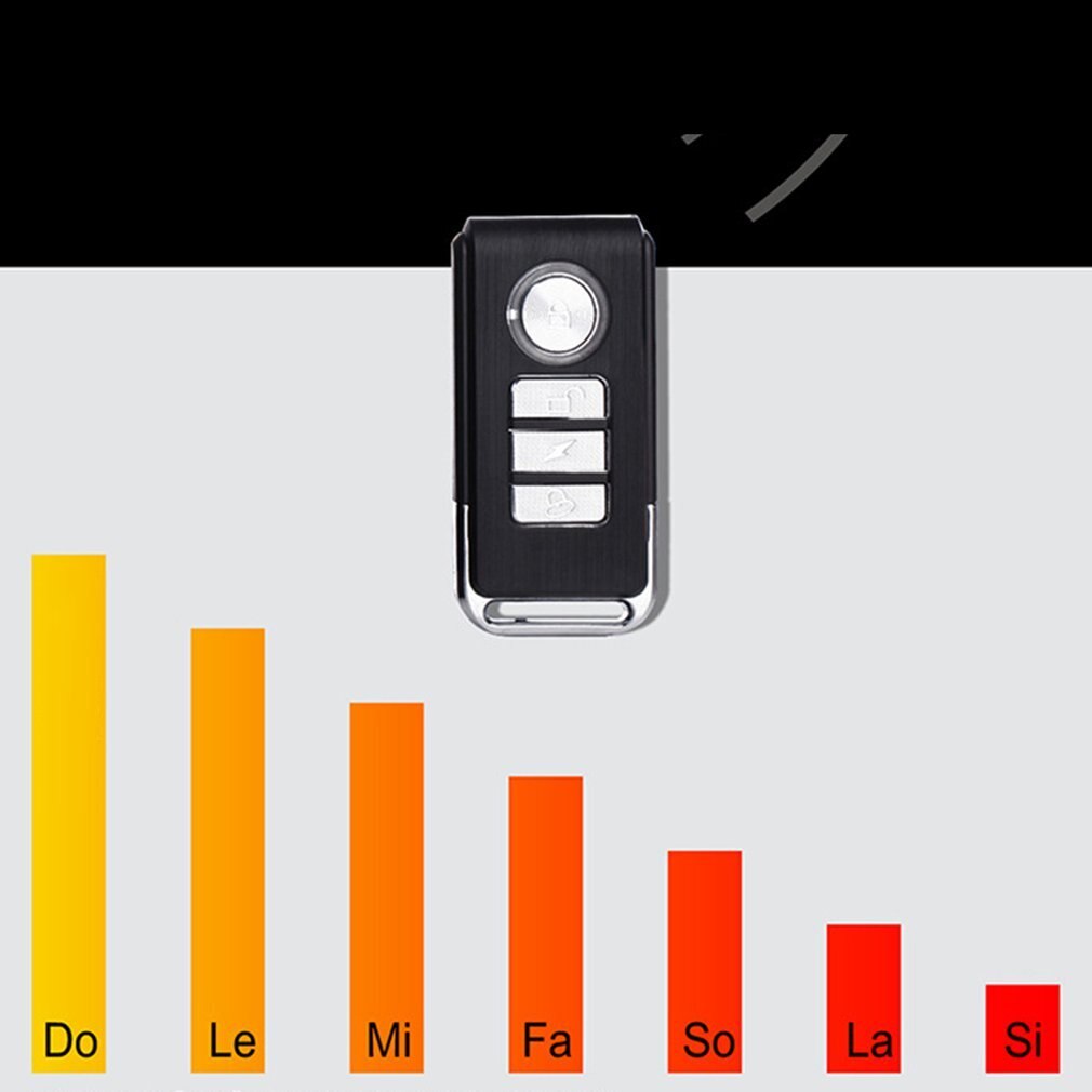 113dB Loud Wireless Remote Control Alarm For Bicyc... – Grandado