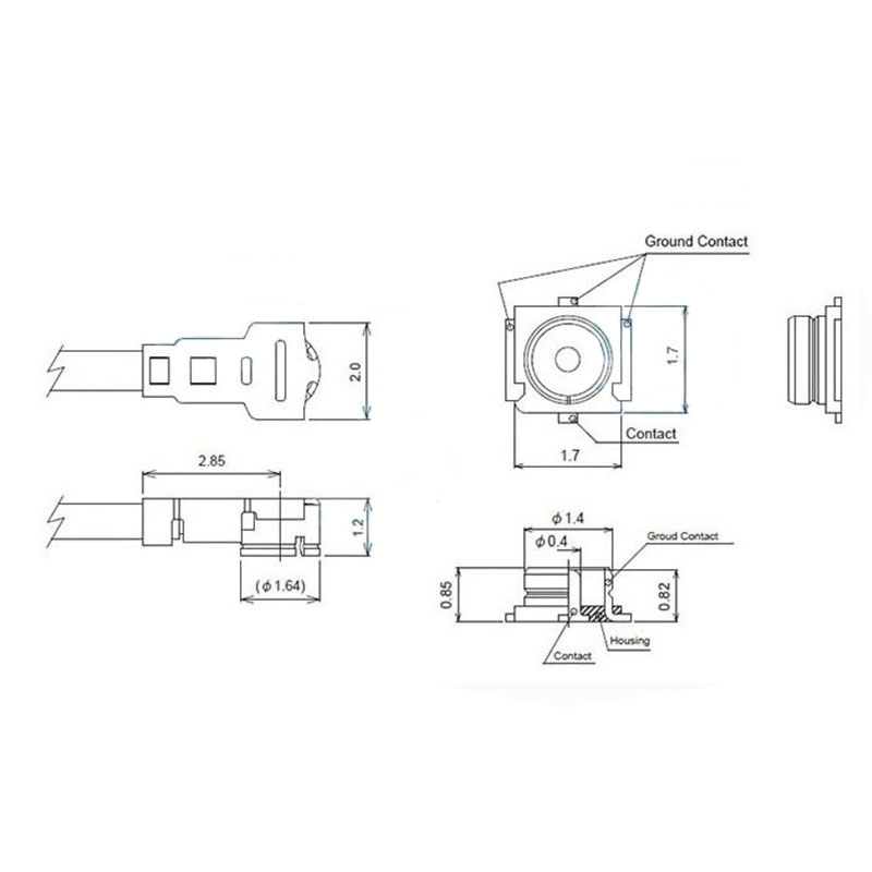 10Pcs MHF3 Ipx Ipex Mhf 3 Jack RG0.81 Rf Jumper Ka... – Vicedeal