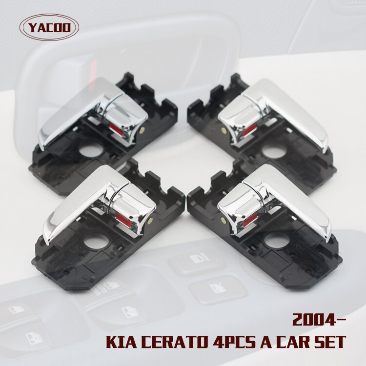 4PCS A CAR SET INTERIOR DOOR HANDLE FOR KIA CERATO... – Grandado