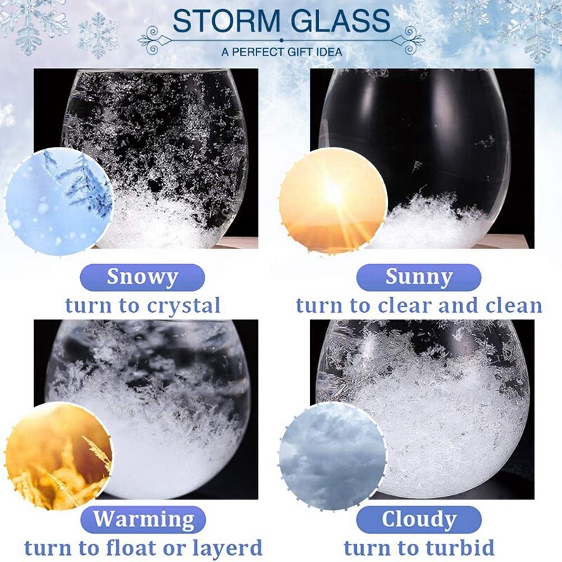 Storm Glass Weather Station-Shaped Weather Predict... – Vicedeal