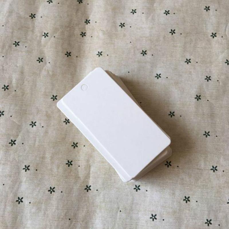 4 * 8 Cm White Paper Rectangle Cardboard Label Clo... – Grandado