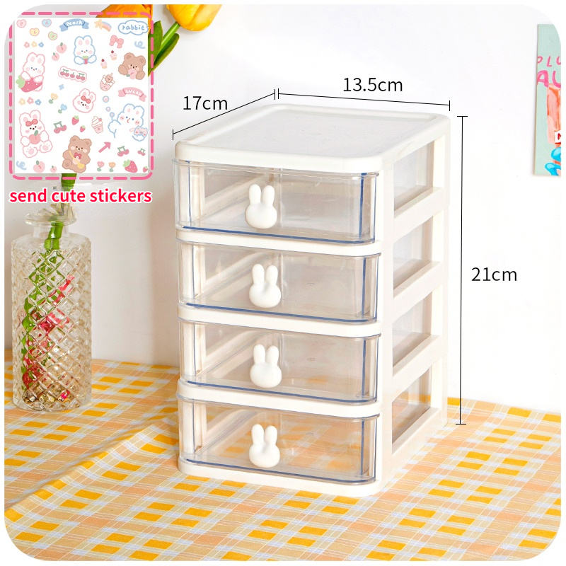 Kawaii Stationery Drawer Storage Boxes Desktop Stu... – Vicedeal