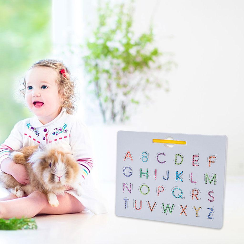 Magnetic Drawing Letter Tracing Board Sensory Lear... – Grandado