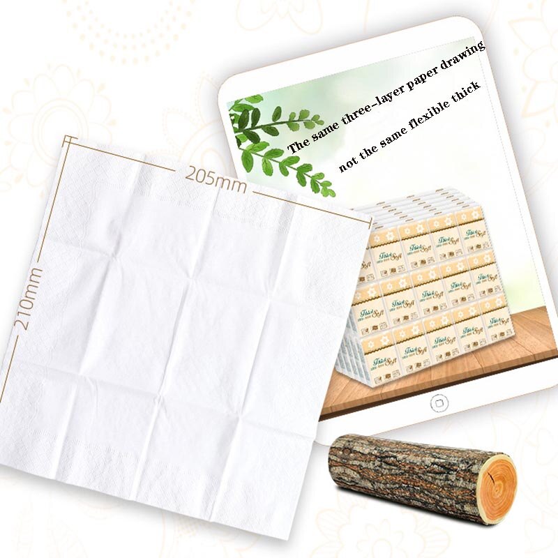 10 Packs / Strip Of paper Handkerchief Paper Towel... – Grandado