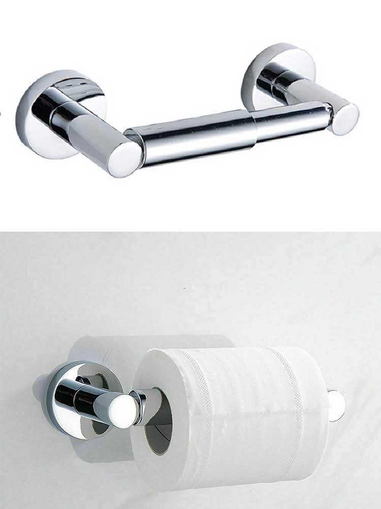 Stainless Steel Wall Mounted Toilet Roll Holder Ba... – Grandado