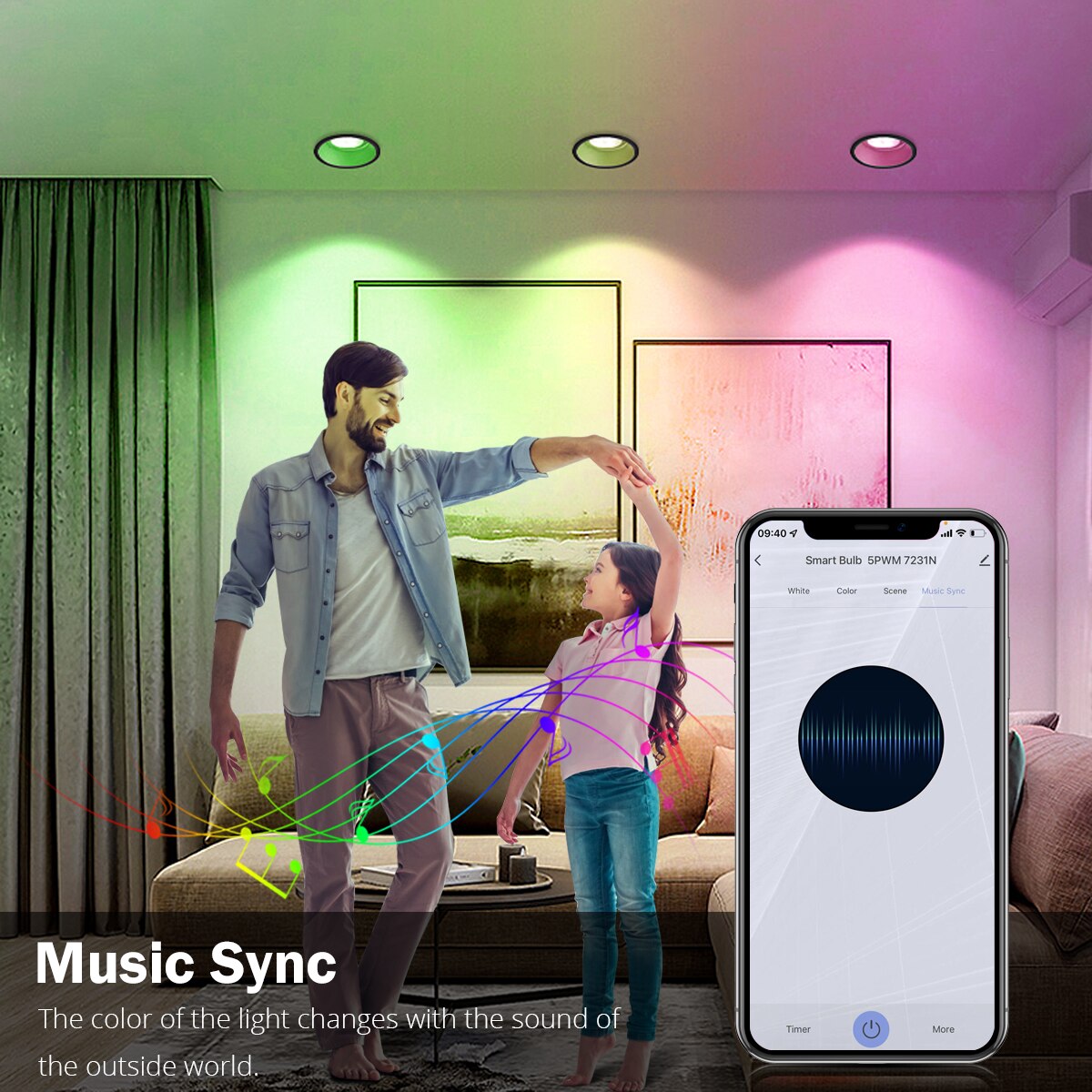 GU10 E27 E14 Tuya Smart Spotlight/Kaars/Bubble Bal... – Vicedeal