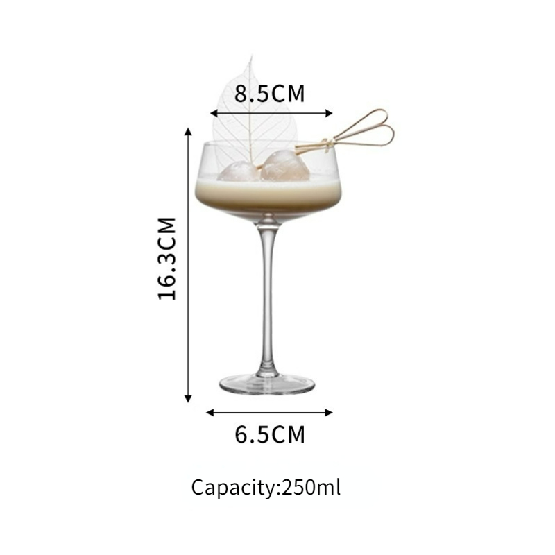 Ultra-thin Cocktail Glasses Cup Tall Glass Glosed ... – Vicedeal