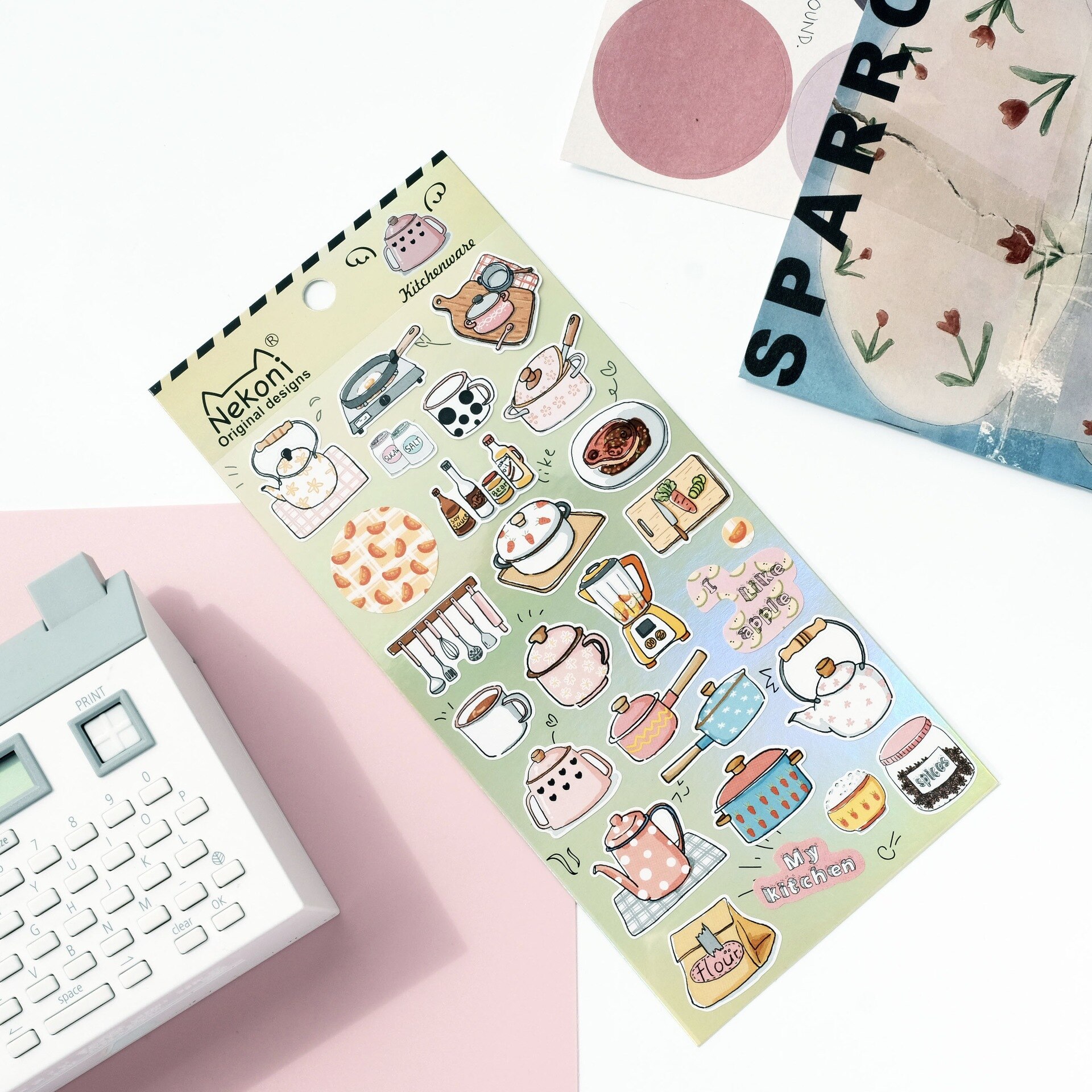 Nekoni Cute Journal Stickers for Scrapbooking Diar... – Grandado