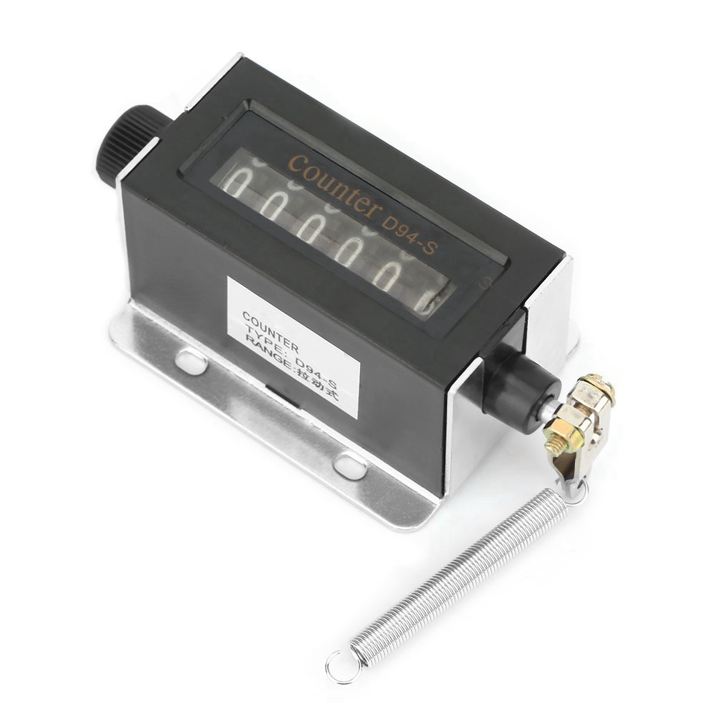 D94-S 6 Digit Mechanical Counter Resettable Mechan... – Vicedeal