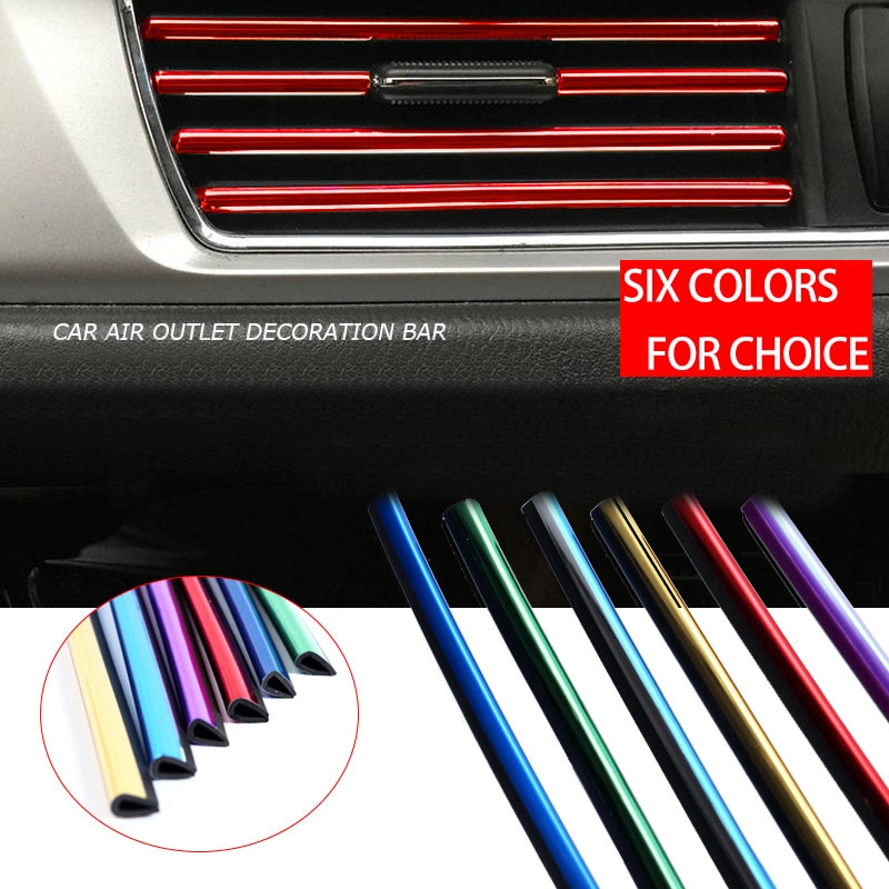 10 Pcs Car Interior Decoration Strips Moulding Tri... – Vicedeal