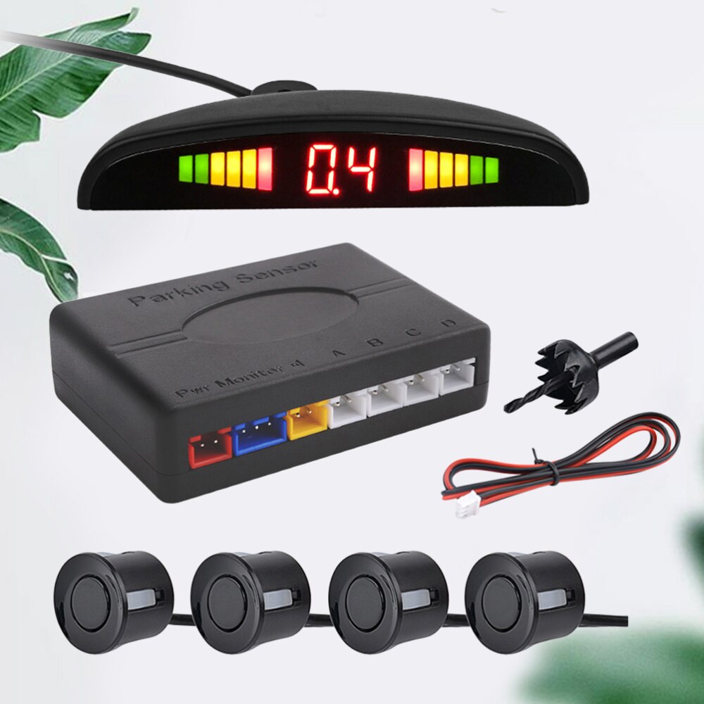 1 Set of Reversing 4 Probe Buzzing Parking Sensors... – Vicedeal