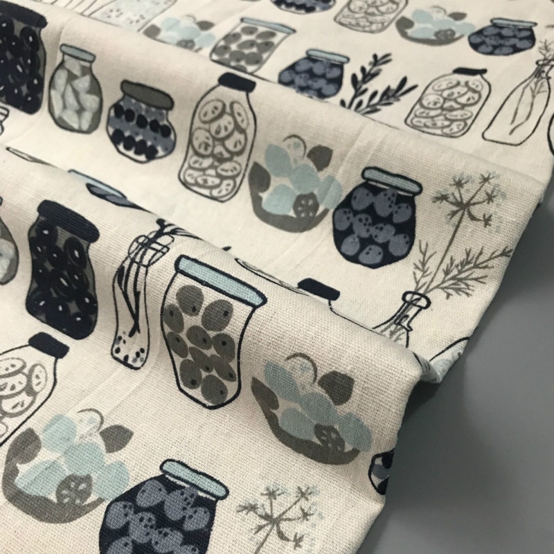 Meter Linen Cotton fabric printing Vintage Cotton ... – Grandado