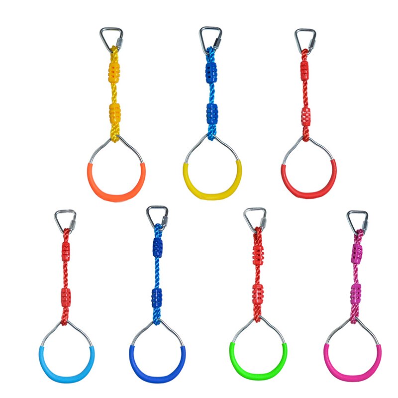 Colorful Ninja Rings Gymnastic Rings Swing Bar Rin... – Grandado