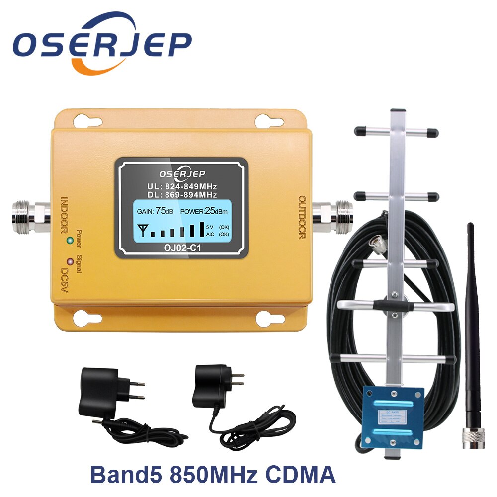 Gsm Cdma Band5 850 Repeater 70dB 850Mhz 2G 3G 4G M... – Vicedeal