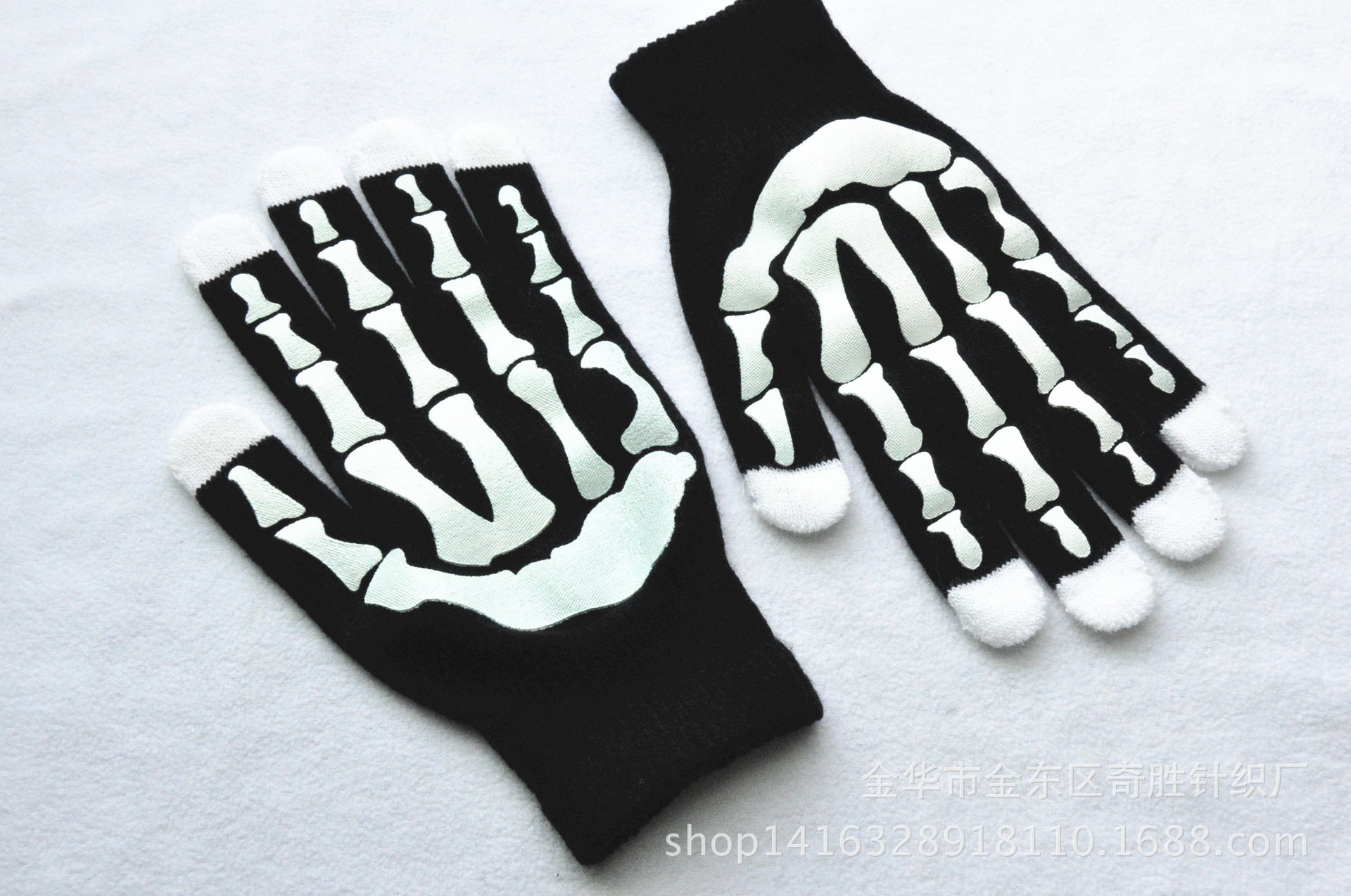 Winter Gloves For Men Soft Knitted Skeleton Hands ... – Grandado