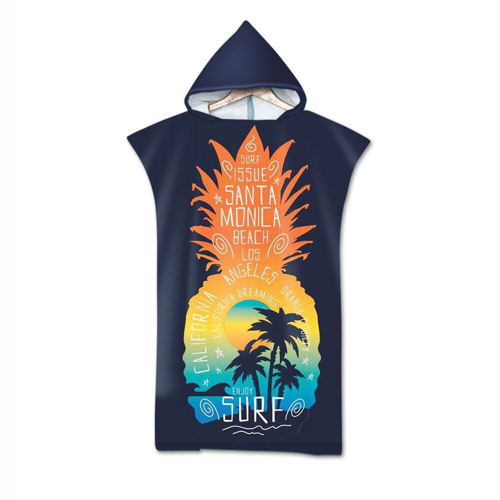 Bata de microfibra con estampado para playa, Ponch... – Grandado