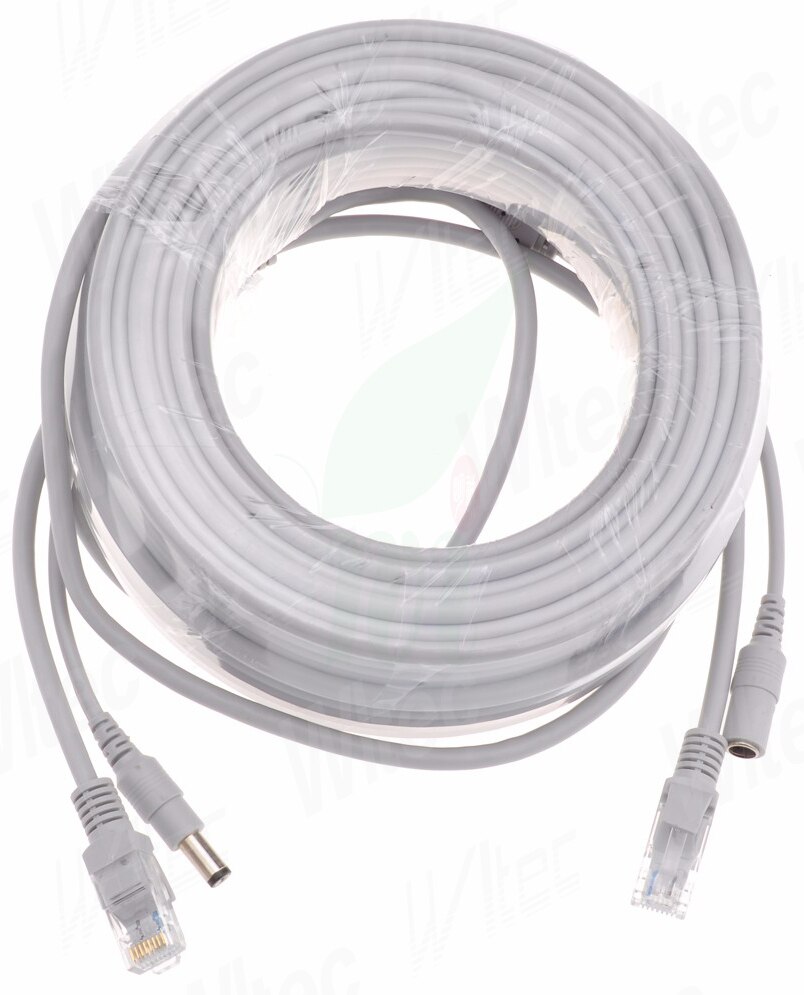 Network LAN Cable and Power Line 2 in 1 for Securi... – Grandado