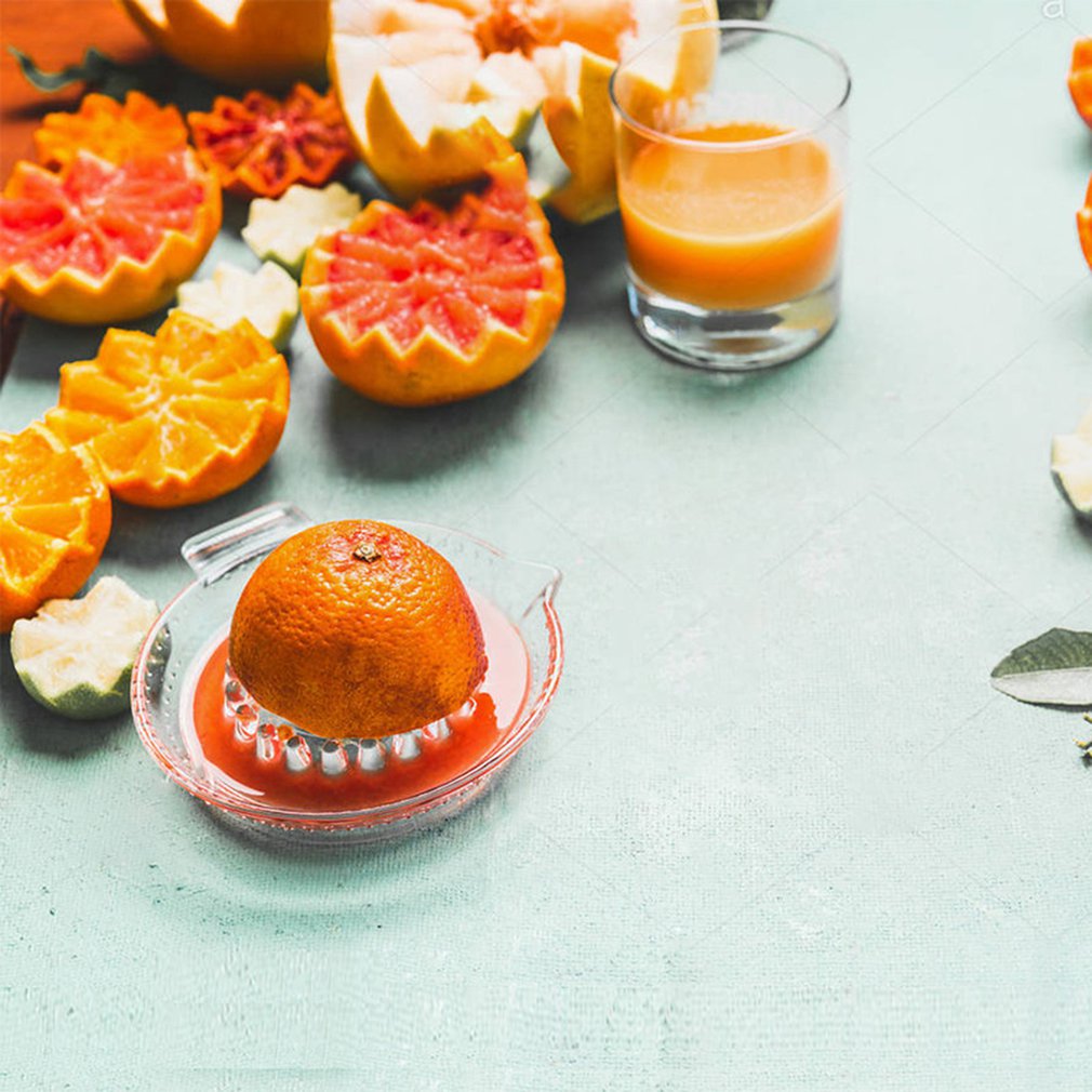 Glass Lemon Orange Squeezer Juicer Hand Manual Pre... – Grandado