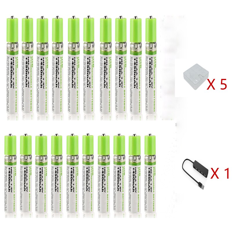 AA Battery Nimh AA 1.2V 1450MAH Rechargeable Batte... – Grandado