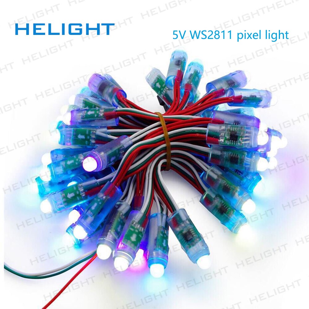 12mm 50leds WS2811 IC Full Color Pixel LED Module ... – Vicedeal