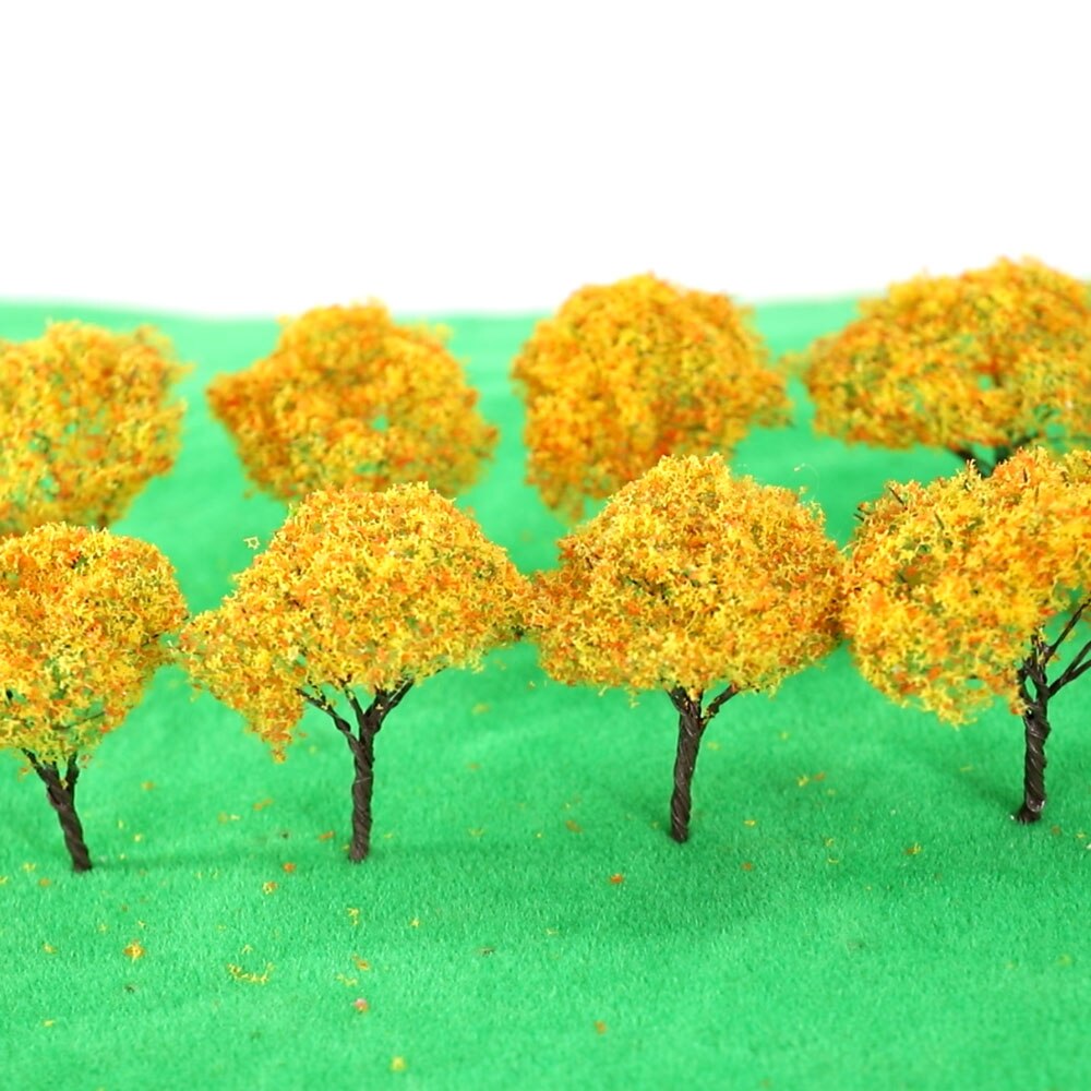 Ho Scale Model Color Flower Miniature Tree for Arc... – Vicedeal
