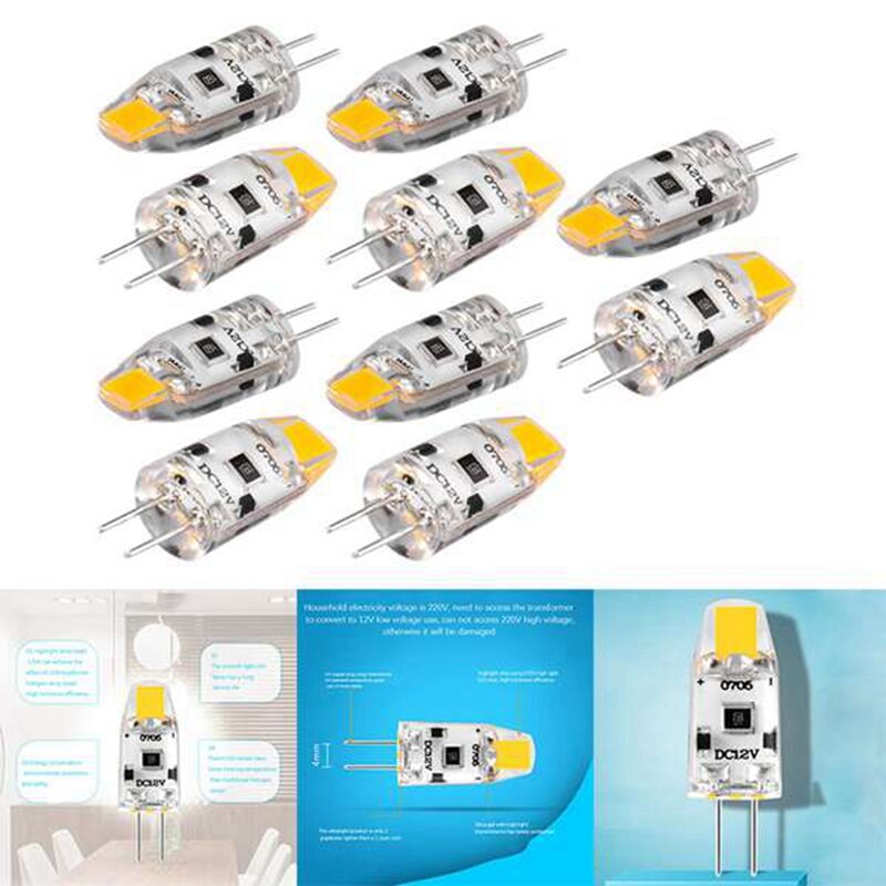 G4 Led Lamp 12V Dc Dimbare Cob Led G4 Lamp 1.5W 36... – Vicedeal