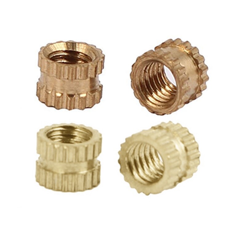 100Pcs M3 X M Binnendraad Messing Gekartelde Schro... – Grandado