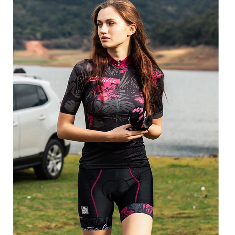 SANTIC Women Cycling Bib Shorts Gel Cycling Bib Ti... – Grandado