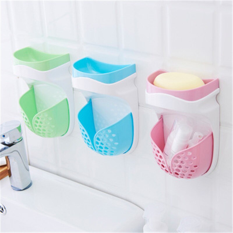 Pink Bathroom Wall Soap Storage Removable Holder S... – Grandado