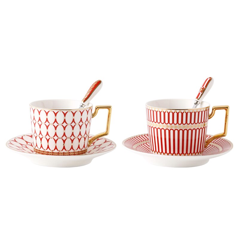 Coffee Cup Bone China Tea Cups And Saucer Sets Cer... – Grandado