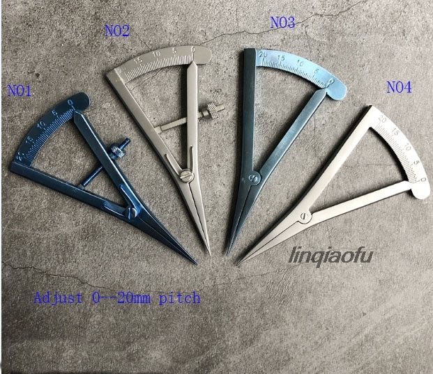 Fine pitch gauge With a ruled line gauge Mini 45*8... – Grandado