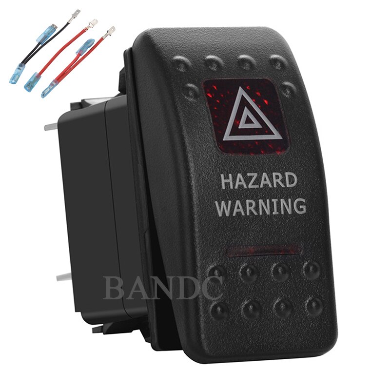 HAZARD WARNING Rocker Switch 5 Pins on-off SPST Du... – Vicedeal